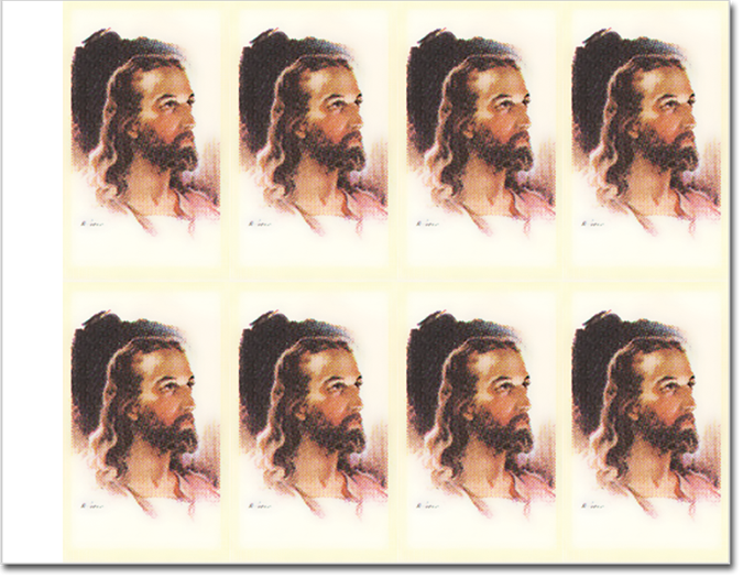 Head of Christ Prayer Cards