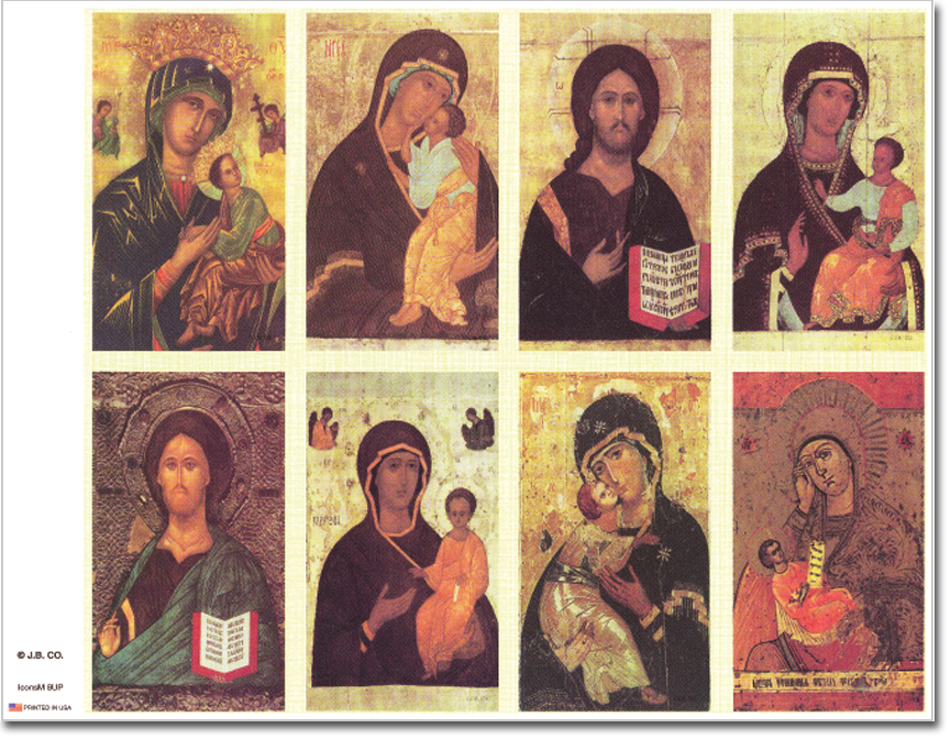 Icons Prayer Cards