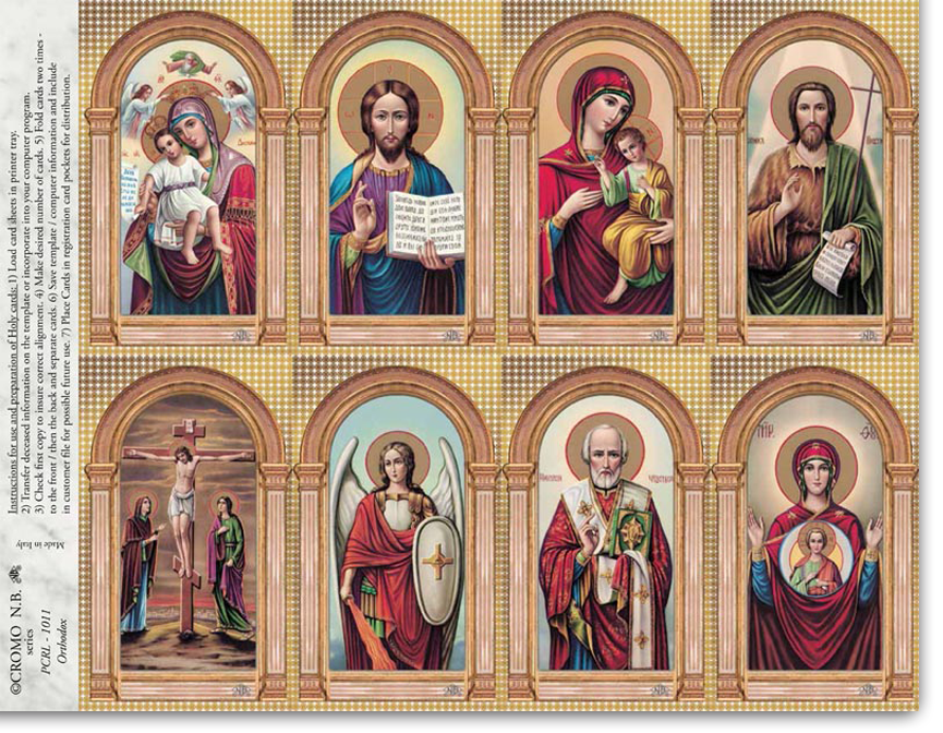 Orthodox Prayer Cards