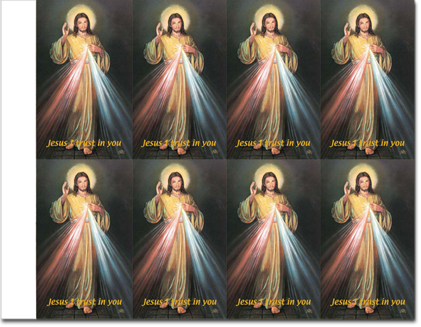 Divine Mercy Prayer Cards