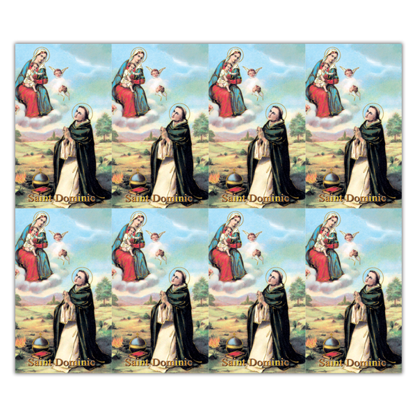 Saint Dominic Prayer Cards