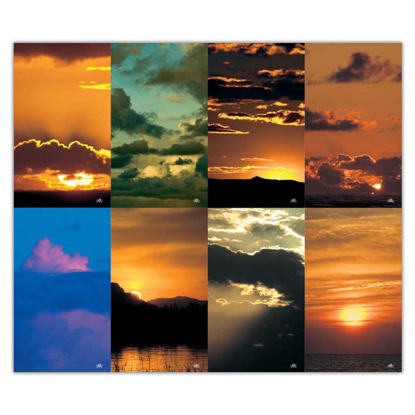 Flash Sunset Prayer Cards