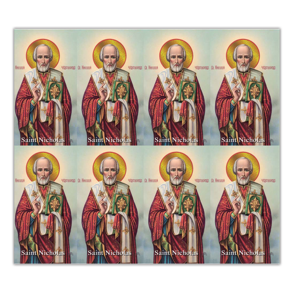 Saint Nicholas Prayer Cards