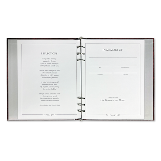 Simply Silver Register Book
