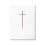 Cross Printed Gold Prayer Card