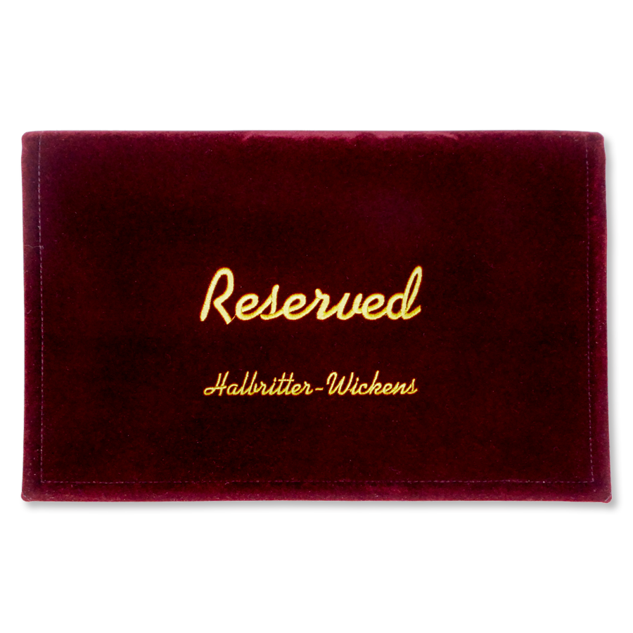 Family Seat Marker - Custom