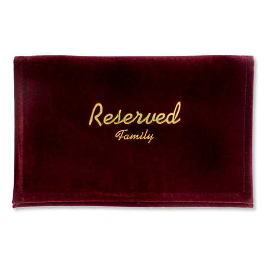 Family Seat Marker - Custom