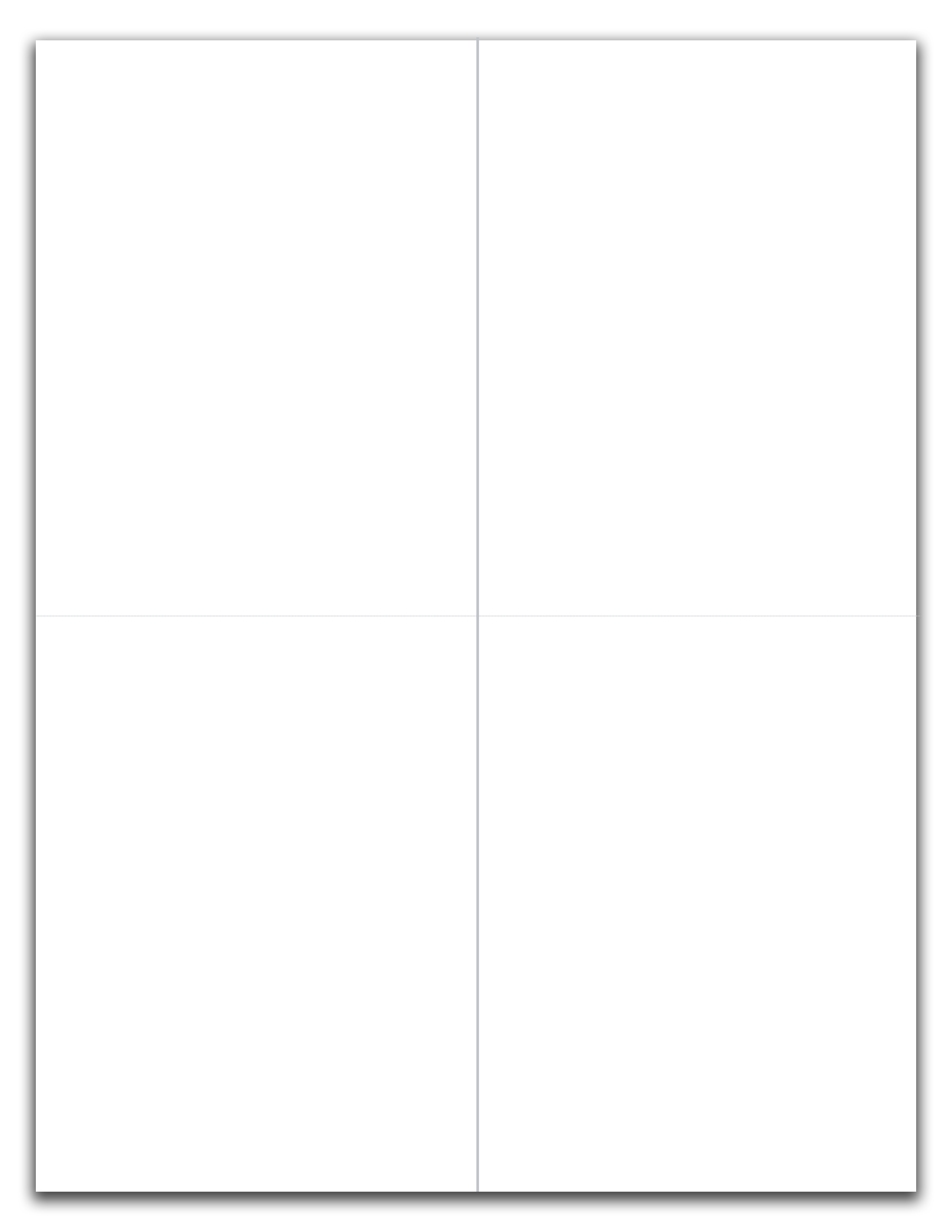 White Service Folders