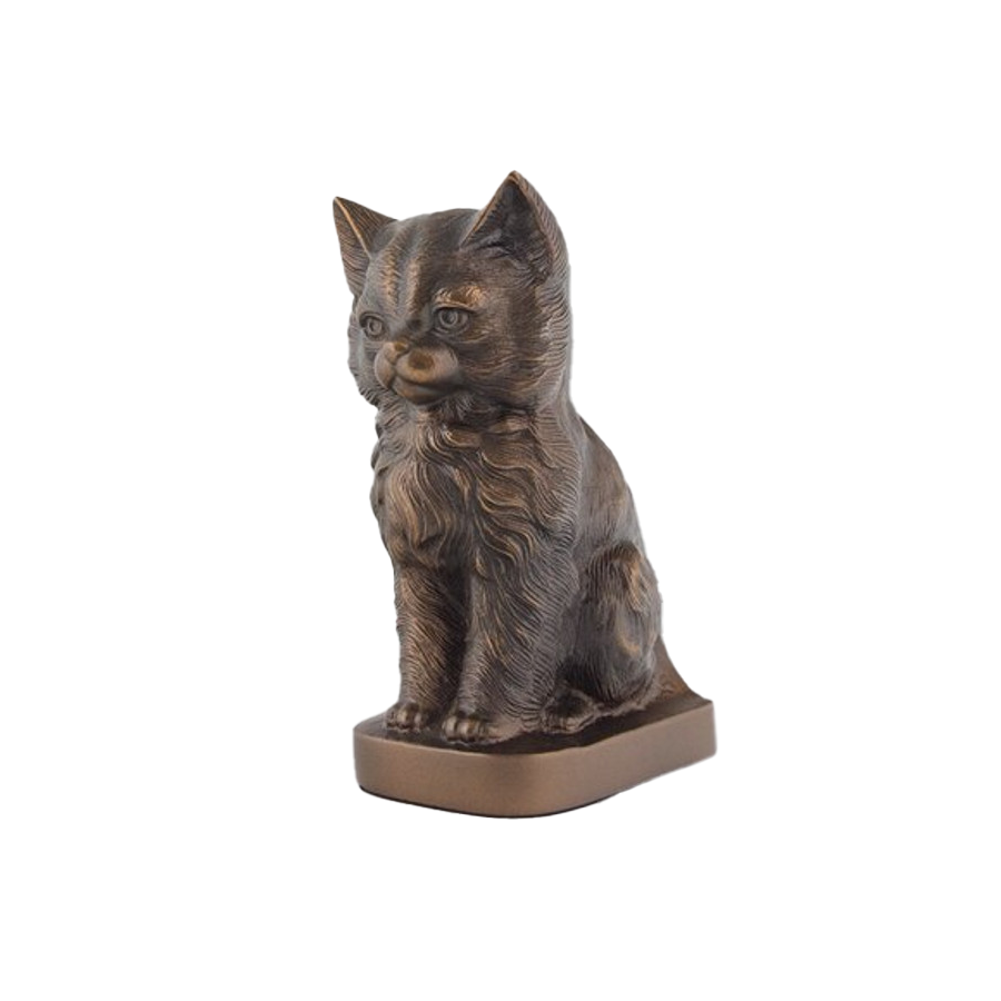 Sitting Kitten Pet Urn