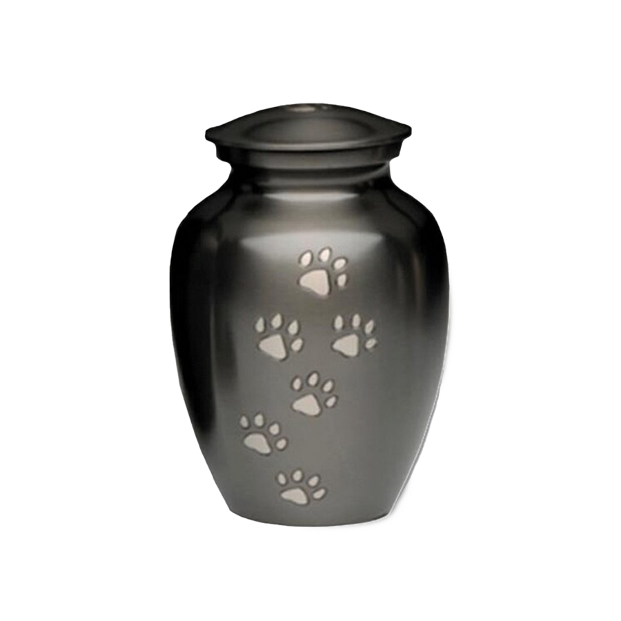 Slate Paw Print Pet Token Keepsake Urn