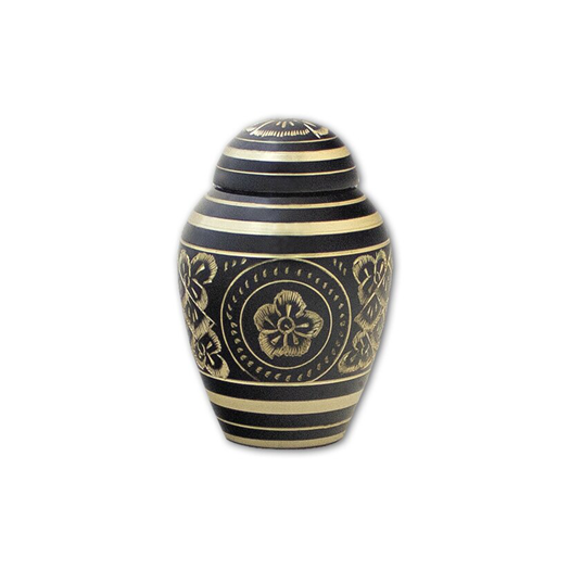 Lustrous Brass Token Urn