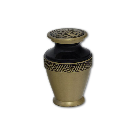 Double Tone Brass Token Urn