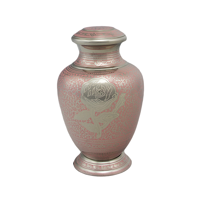 Rosebud Brass Urn