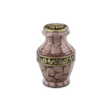 CLOSEOUT | Bubble Brass Token Urn