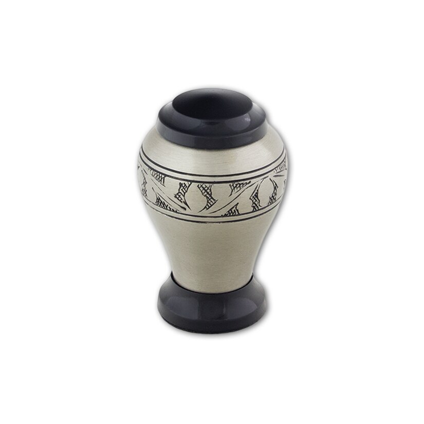 CLOSEOUT | Pewter and Black Brass Token Urn