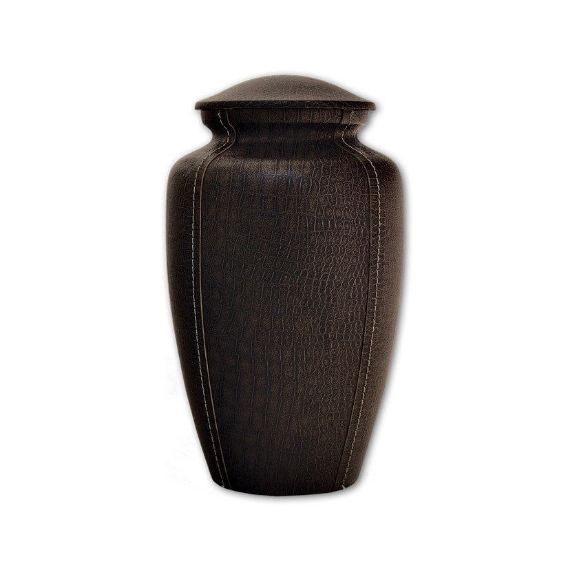 CLOSEOUT | Leather Look Urn