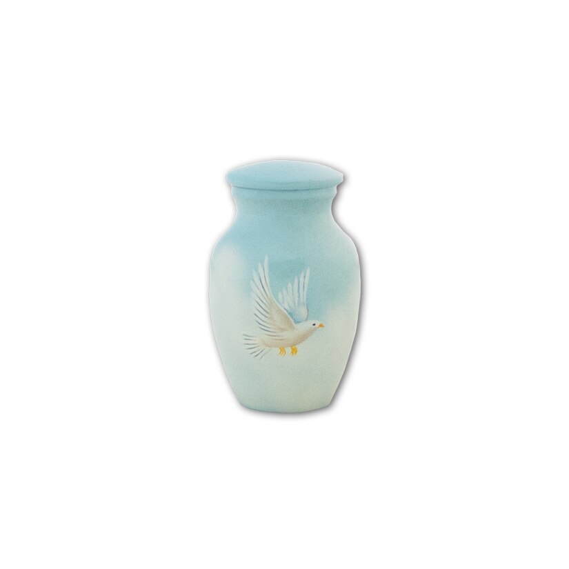 Dove In Flight Alloy Token Urn