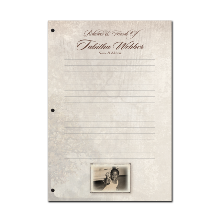 Family Tree Signature Relatives & Friends Page Packets