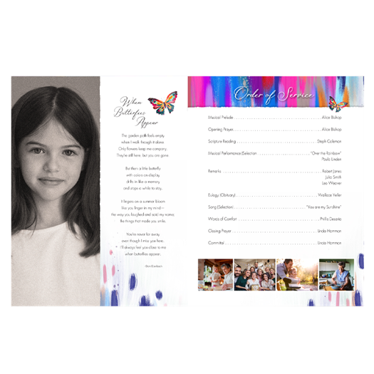 A Beautiful Life Signature Oversized Program