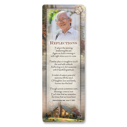 Peaceful Retreat Signature Bookmark