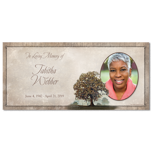 Family Tree Signature Casket Panel