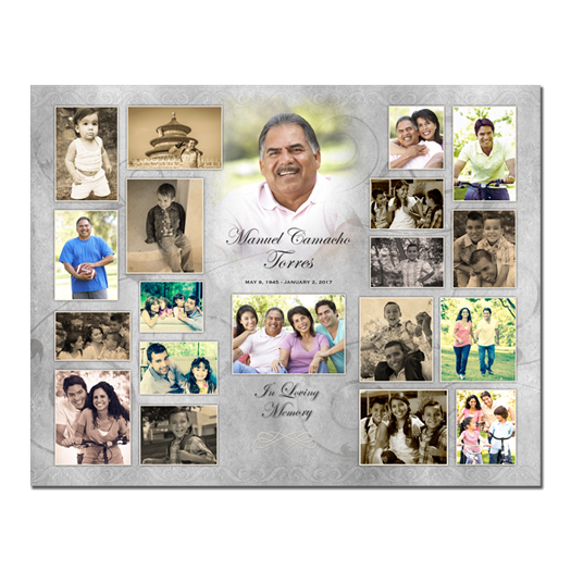 Ornate Signature Poster Print