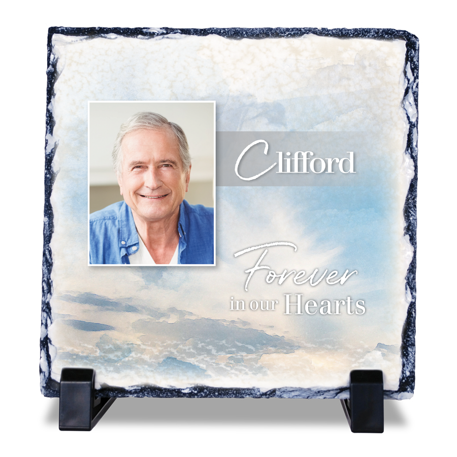 Signature Slate Keepsake - Clouds