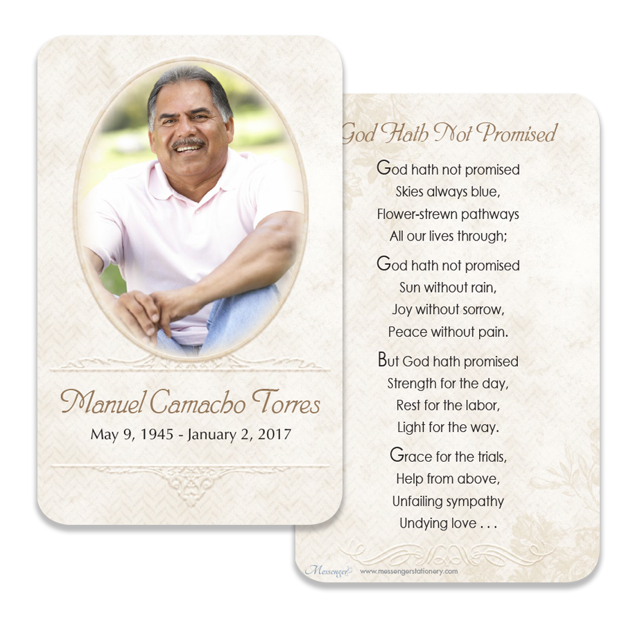 Prestige Signature Prayer Cards