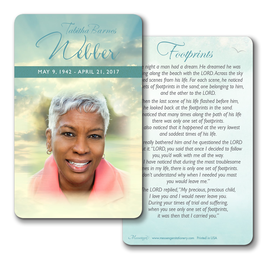 Sky Signature Prayer Cards