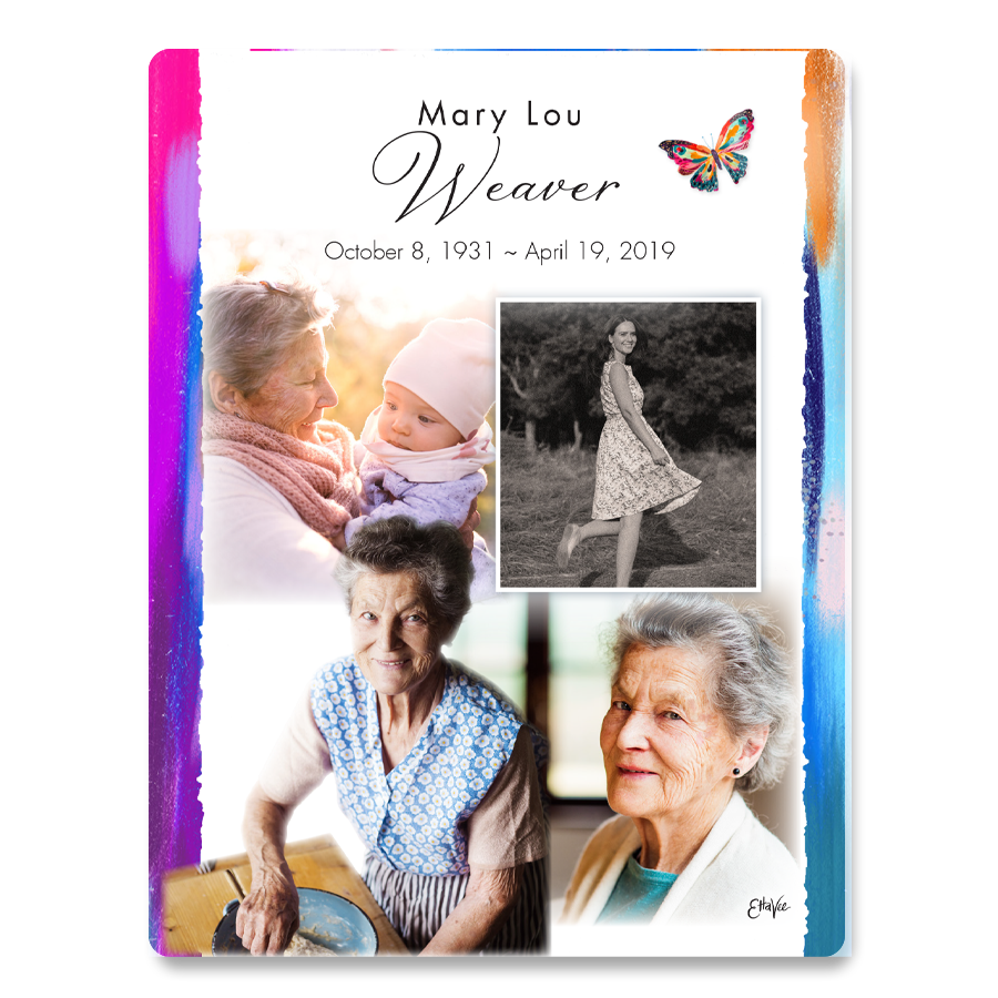 A Beautiful Life Signature Remembrance Cards