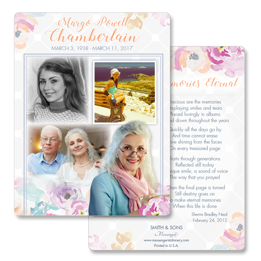 Blooms Signature Remembrance Cards