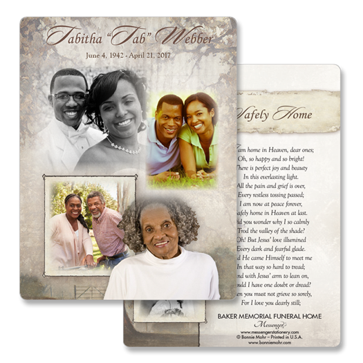 Family Tree Signature Remembrance Cards
