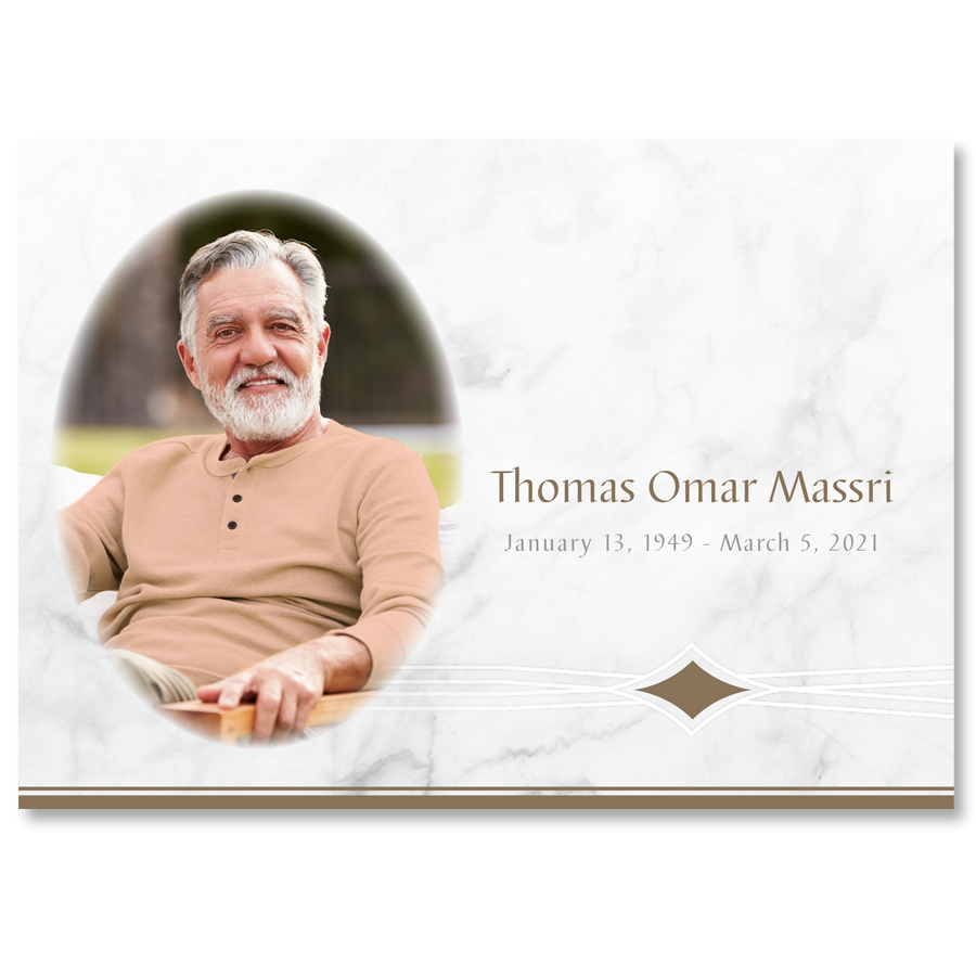 Marble Signature Tribute Cards