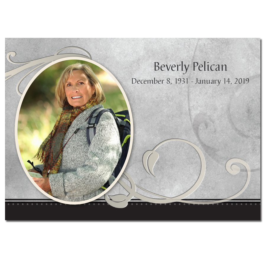 Ornate Signature Tribute Cards